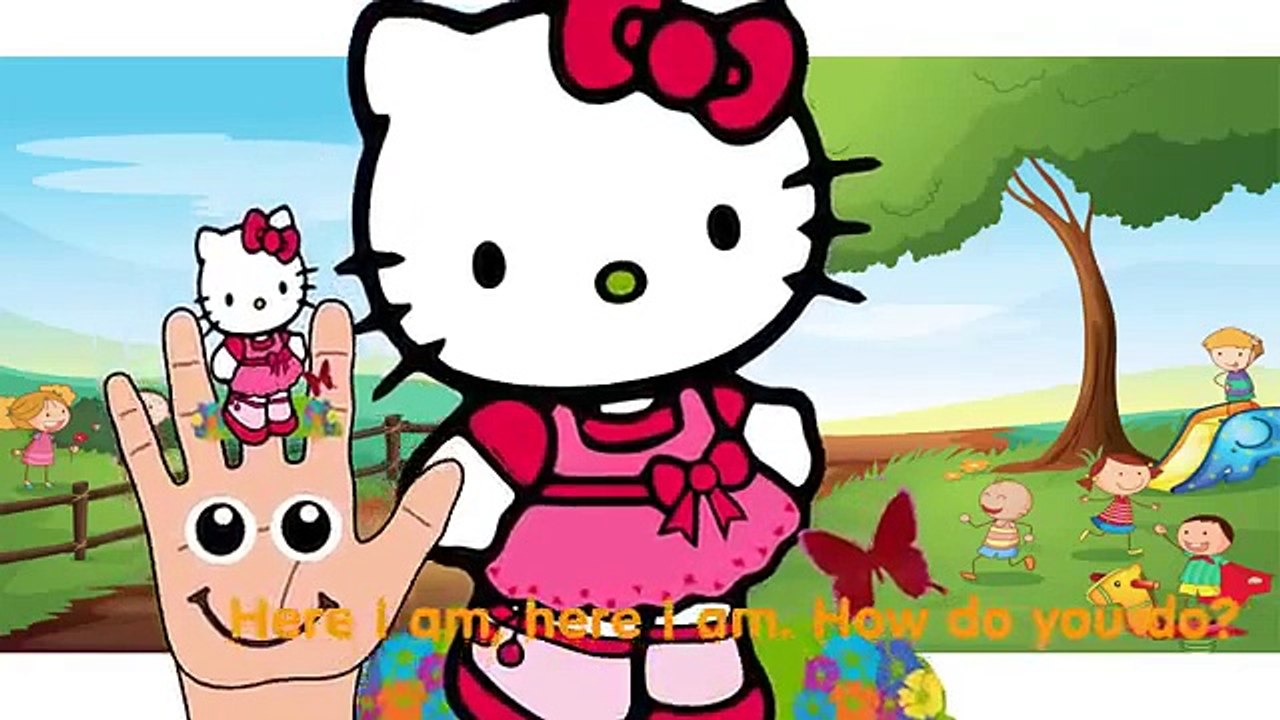 Hello Kitty Finger Family Nursery Rhymes 3D Animation Hello Kitty Songs ...