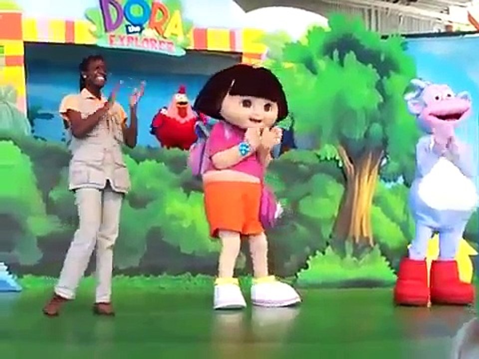 dora the explorer and Boots do the silly chicken dance - video Dailymotion