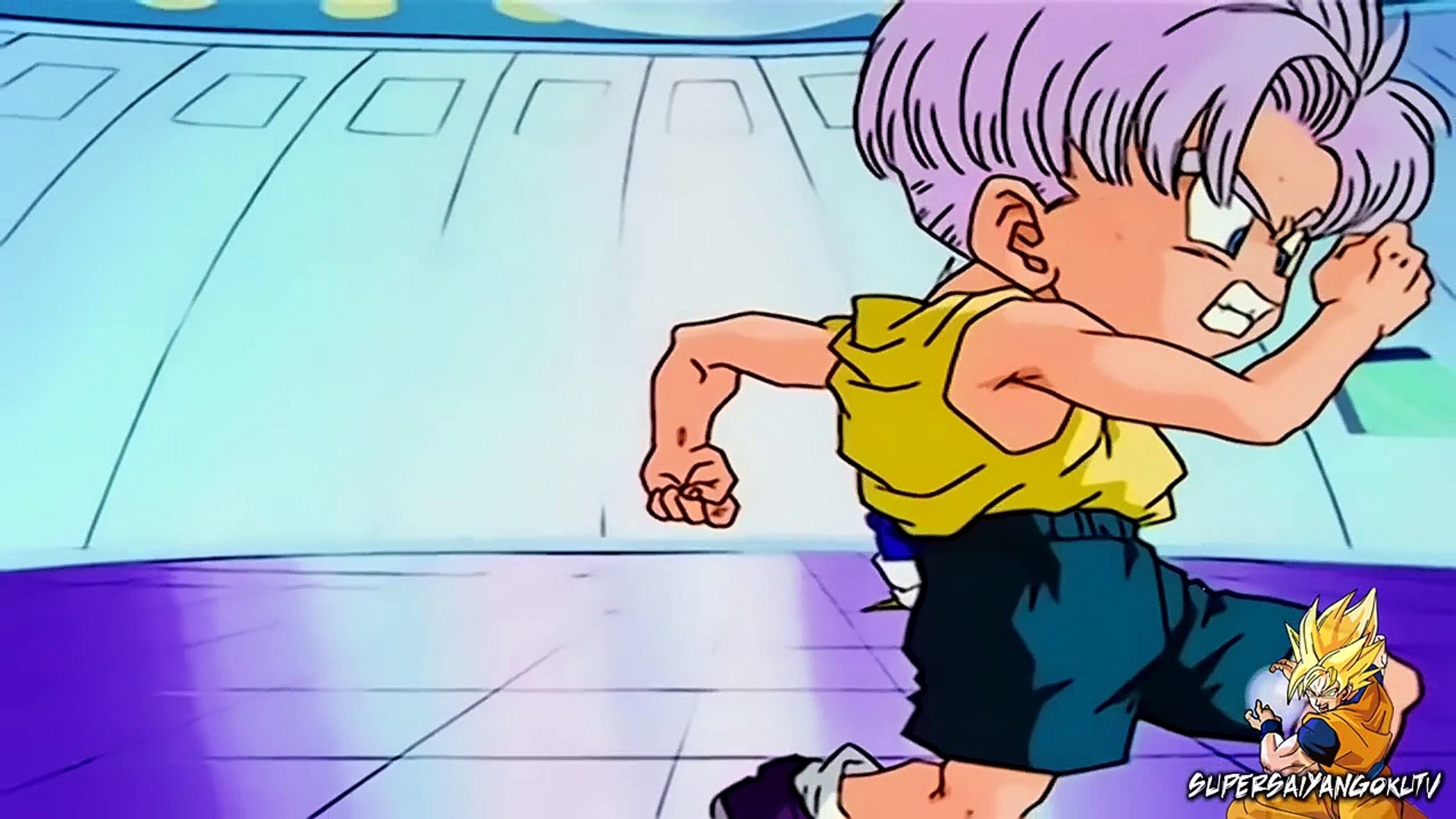 Vegeta And Kid Trunks Training