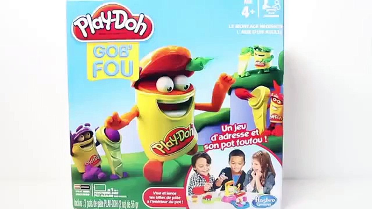 Play Doh Launch Game Play Doh Gob' Fou Zampa Bolas Play-Doh Hasbro Toys Review Gumball Machine ...
