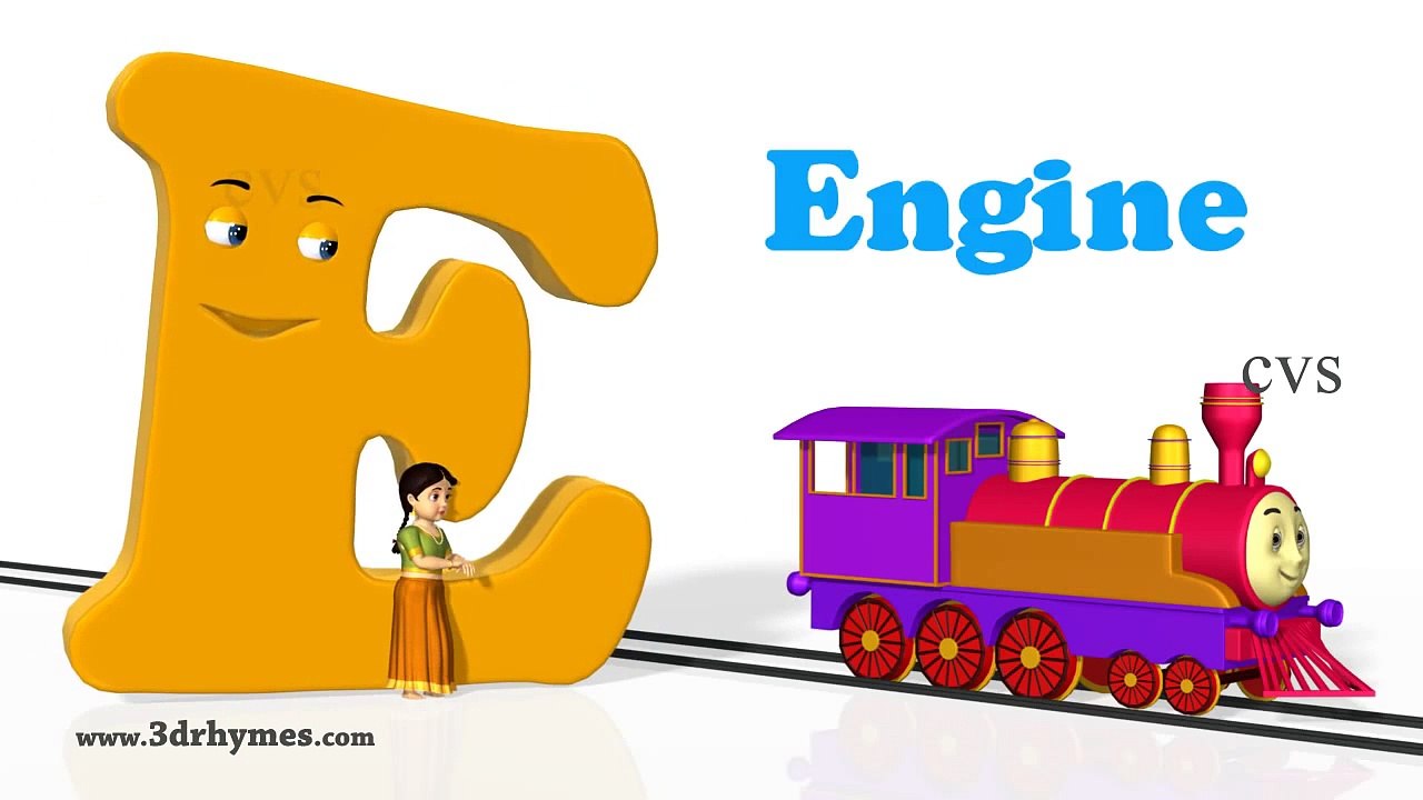 Phonics Song 4 3D Animation Nursery rhymes Phonics songs ABC songs for ...