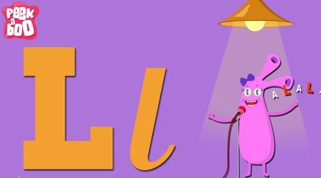 The L Song | Learn Alphabets A - Z | English Songs And Rhymes For Kids ...