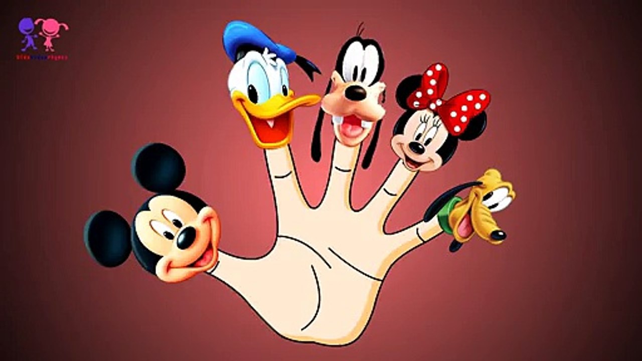 Disney Cartoon Finger Family Nursery Rhymes Children Nursery Rhymes ...