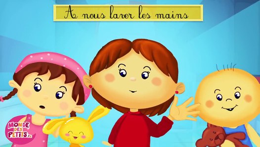 Comptine pour enfants - Je me lave les mains - video dailymotion