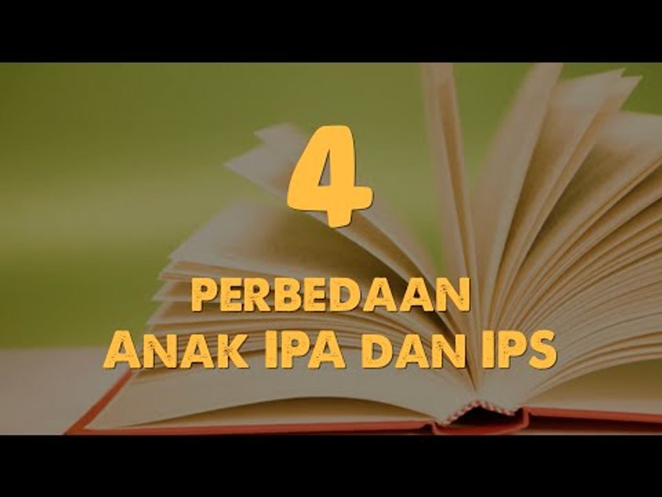 Infografis: Perbedaan Anak IPA dan IPS - video Dailymotion