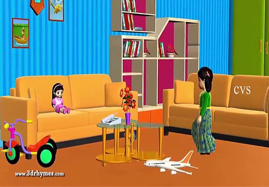 Miss Molly had a dolly - 3D Animation - English Nursery Rhymes - 3d ...