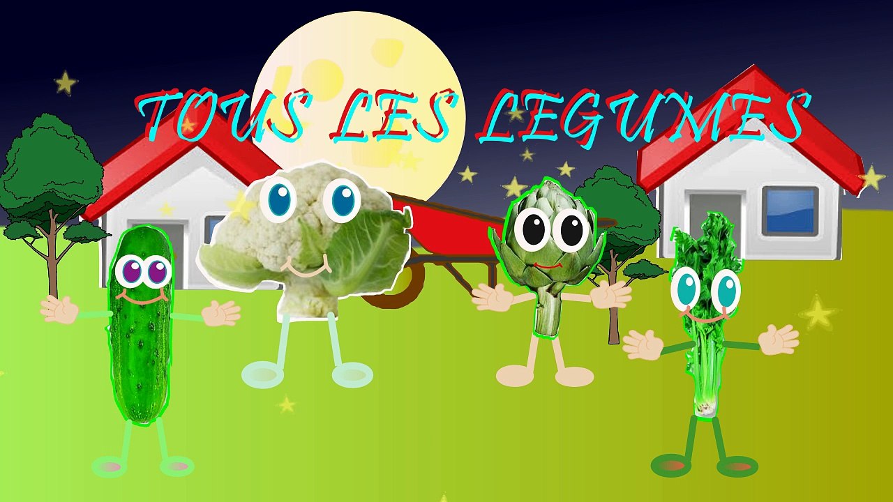 "Tous les legumes" -La chanson des legumes - Vidéo Dailymotion