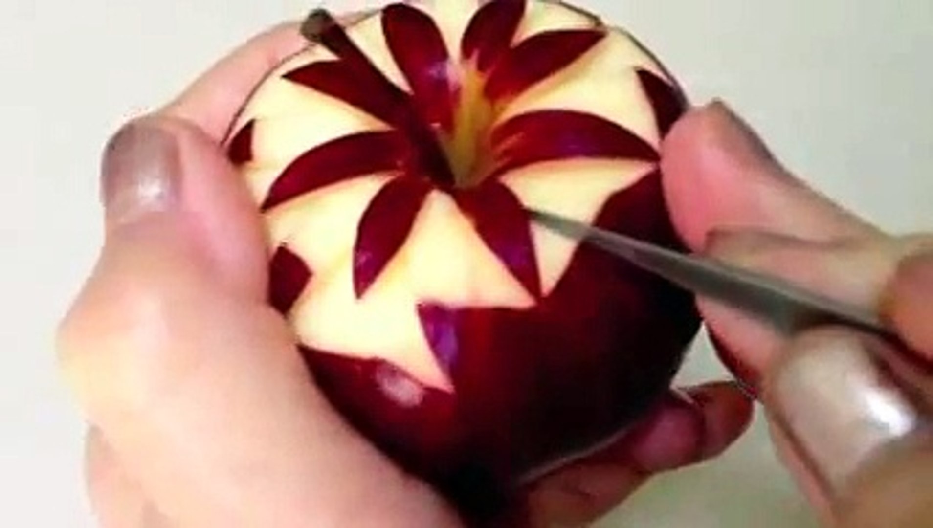 Easy Fruit Carving Apple Japanese Food Artist Carves Masterpieces