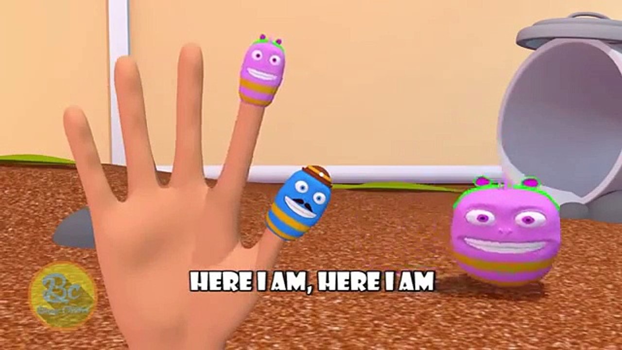 Larva Red Finger Family Nursery Rhymes 3D Animation In HD From Binggo ...