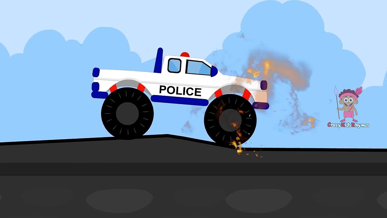 Colors for Children to Learn with Police Car - Colours for Kids to ...