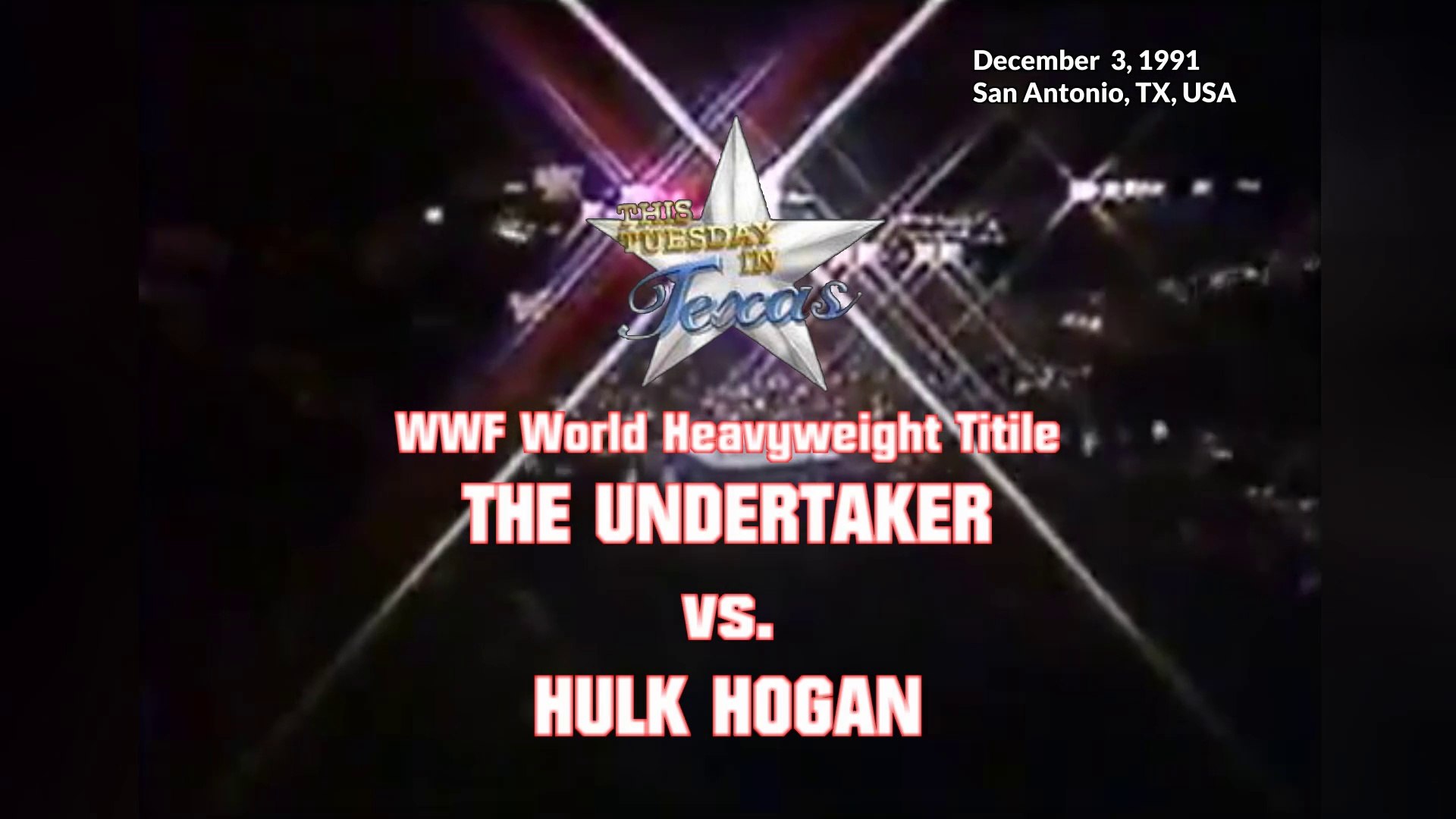 Hulk Hogan Vs Undertaker Wrestlemania