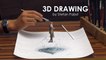 3D Drawing anamorphic realistic painting a glass water - video Dailymotion
