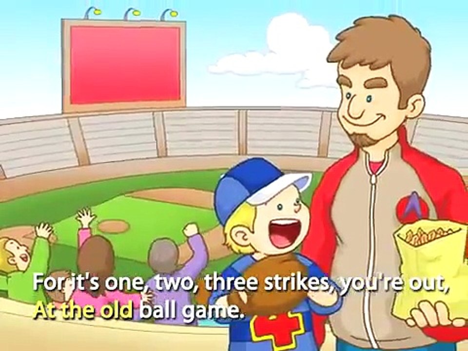 Sing Along: Take Me Out to the Ball Game with lyrics by Speakaboos ...