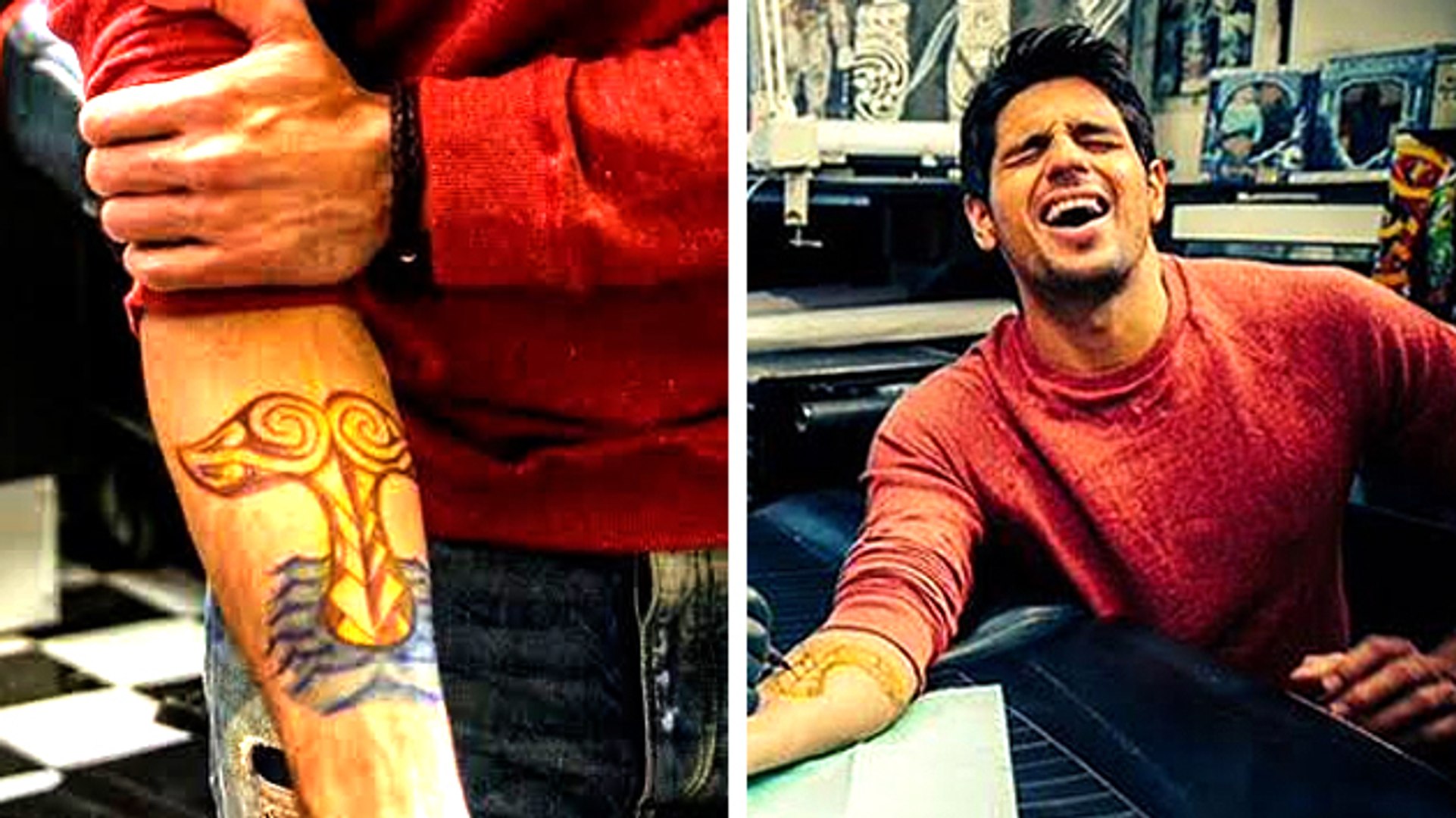 Sidharth Malhotra Tattoos
