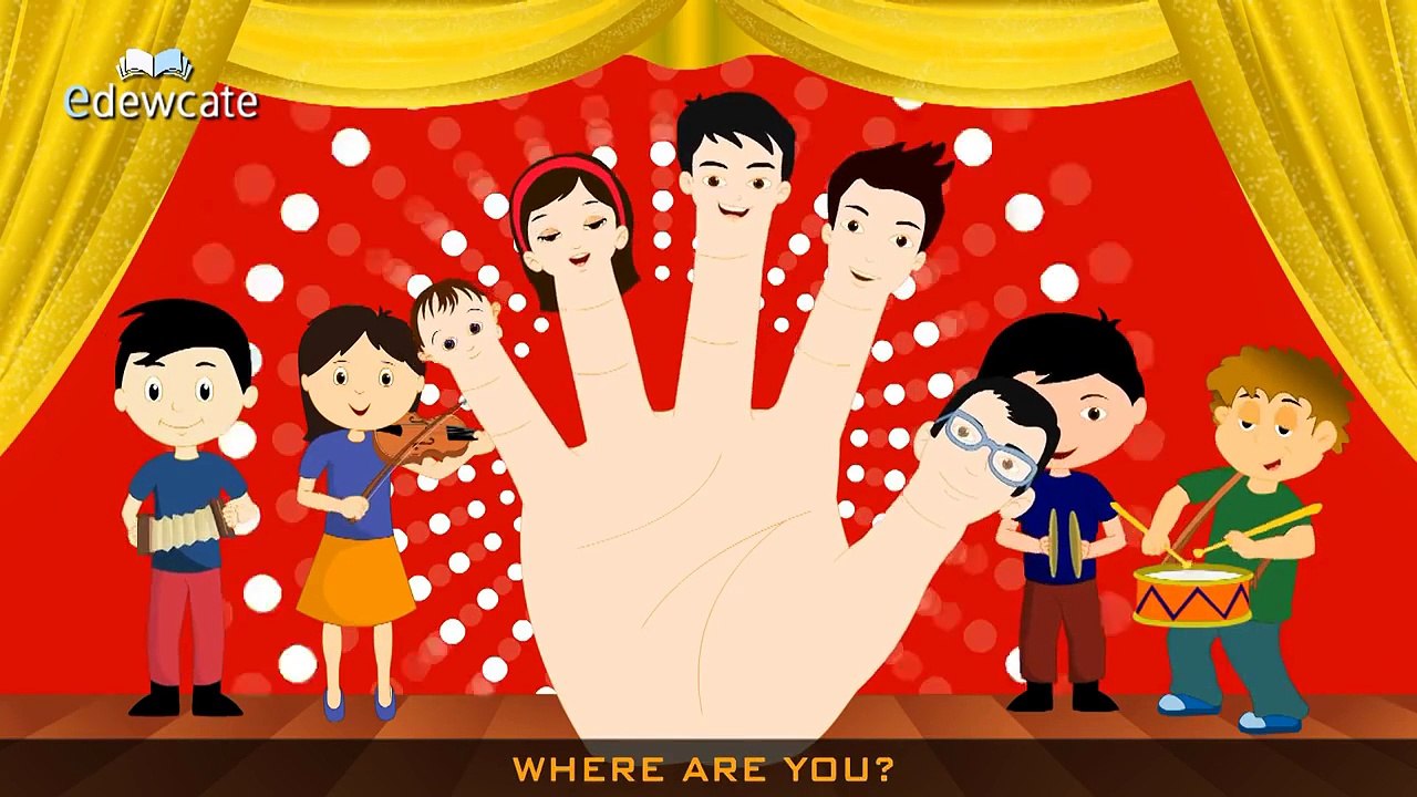 The Finger Family Medley | Collection of Top Six Finger Family Rhymes ...