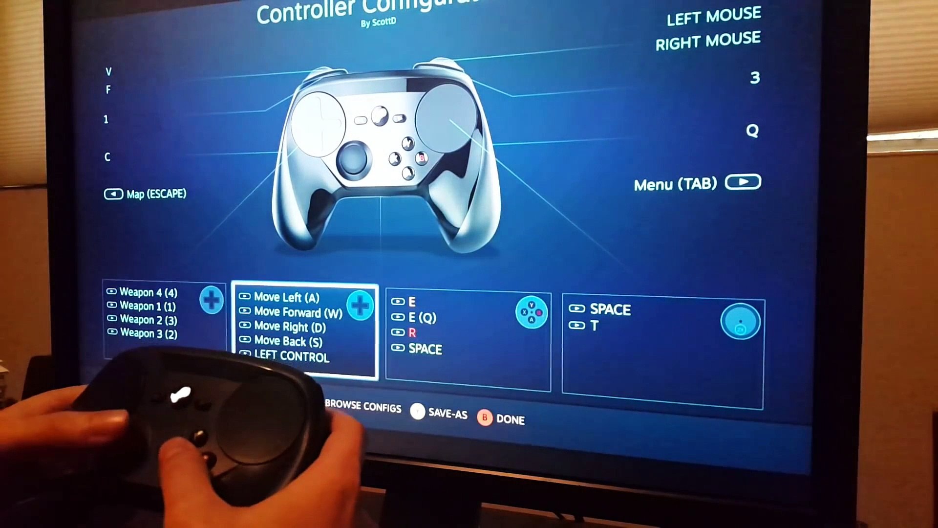 Steam Controller Back