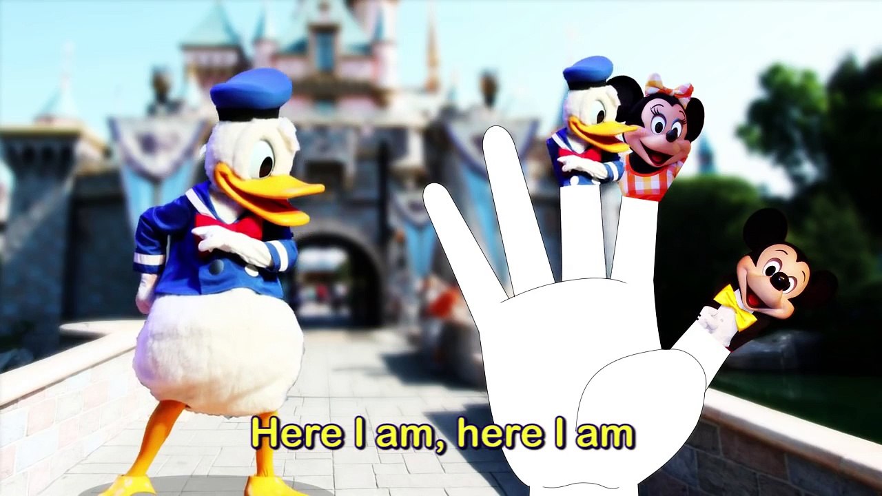 MICKEY MOUSE Finger Family Nursery Rhyme - Dailymotion Video