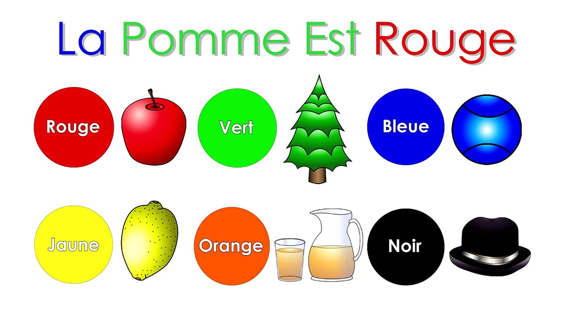 Colors In French