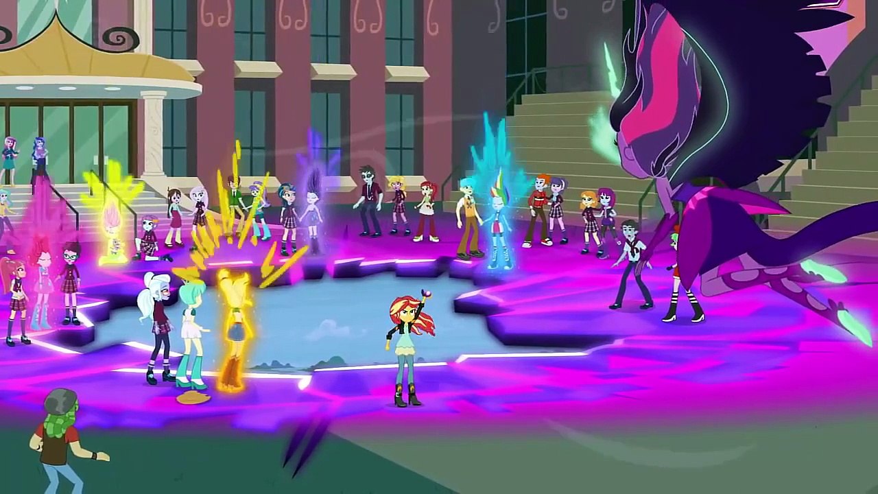 Daydream Shimmer defeats Midnight Sparkle MLP: Equestria Girls ...
