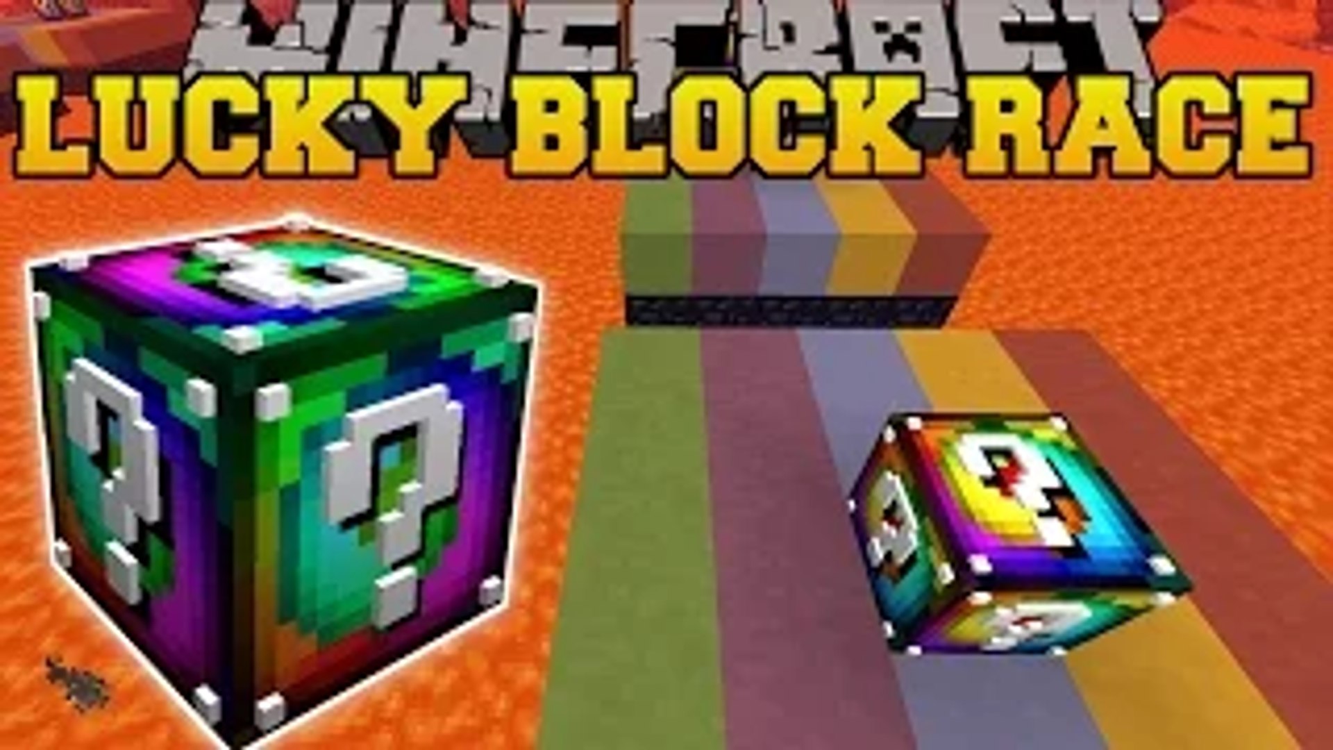 Minecraft Popularmmos Lucky Block Poster