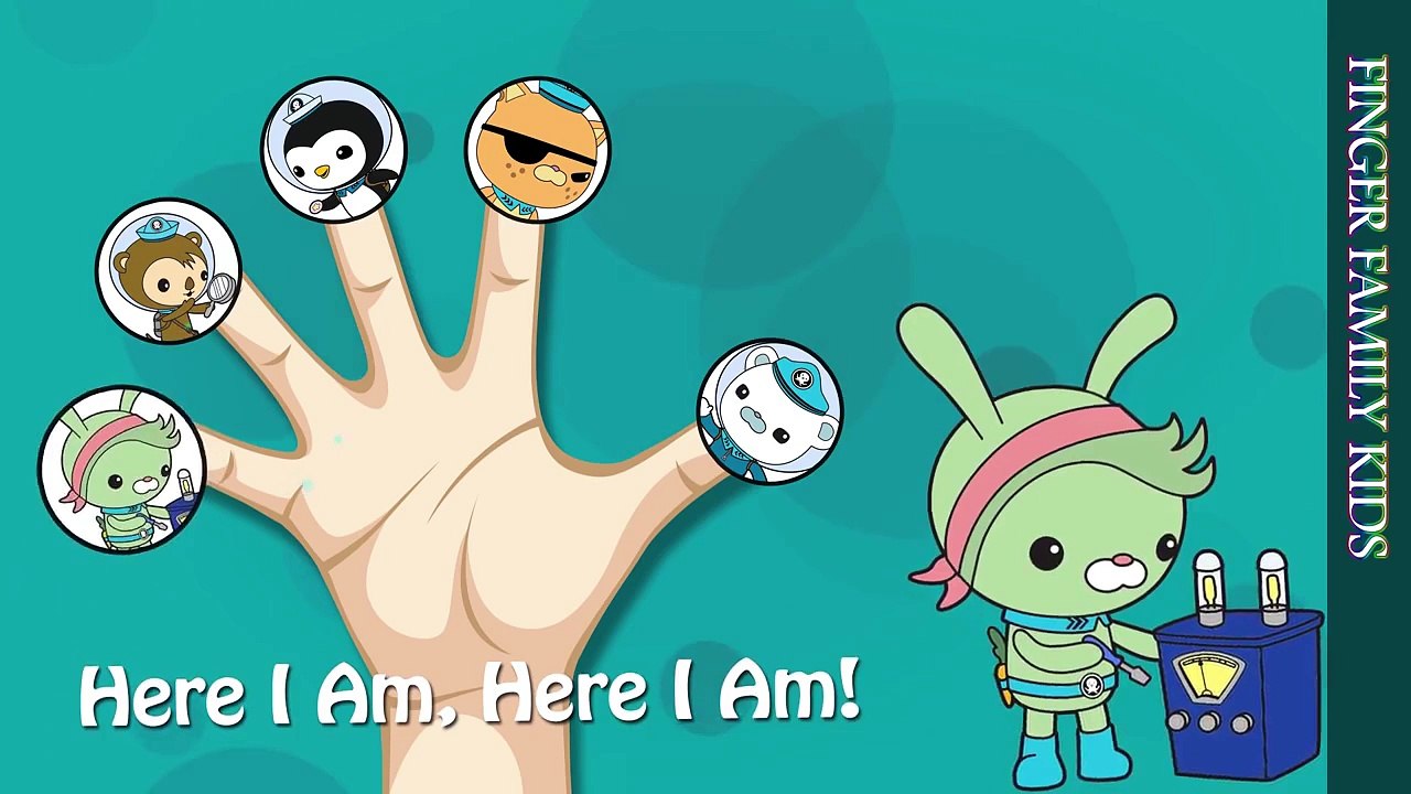 Finger Family Song Octonauts Captain Barnacles Kwazii Peso Shellington ...
