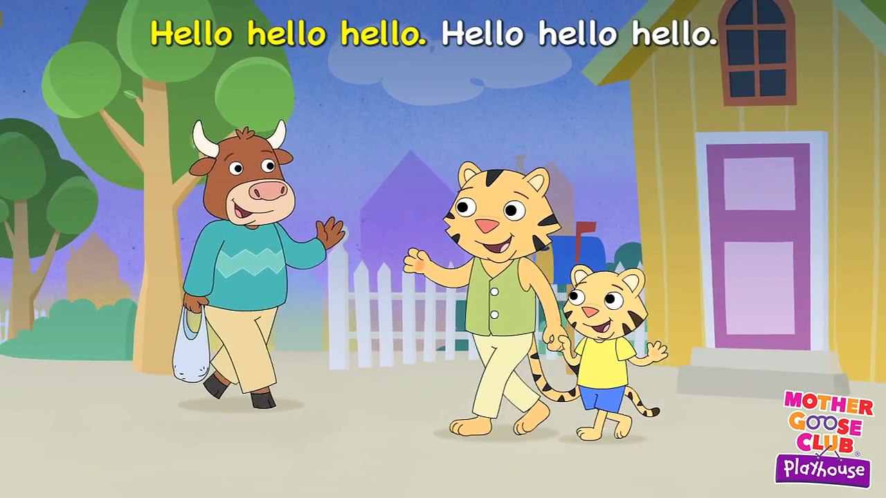 Hello Hello Hello | Mother Goose Club Playhouse Kids Song - Dailymotion ...