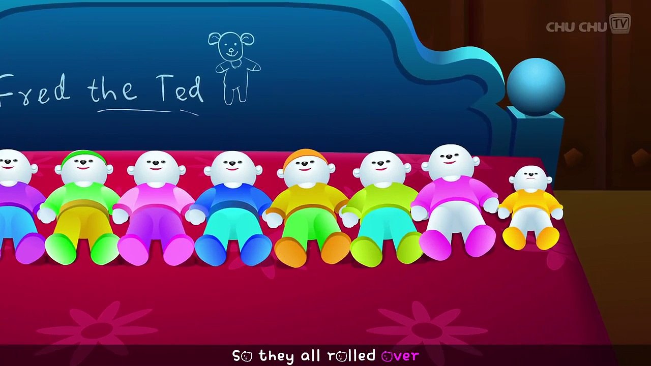 Ten In The Bed Nursery Rhyme With Lyrics - Cartoon Animation Rhymes ...