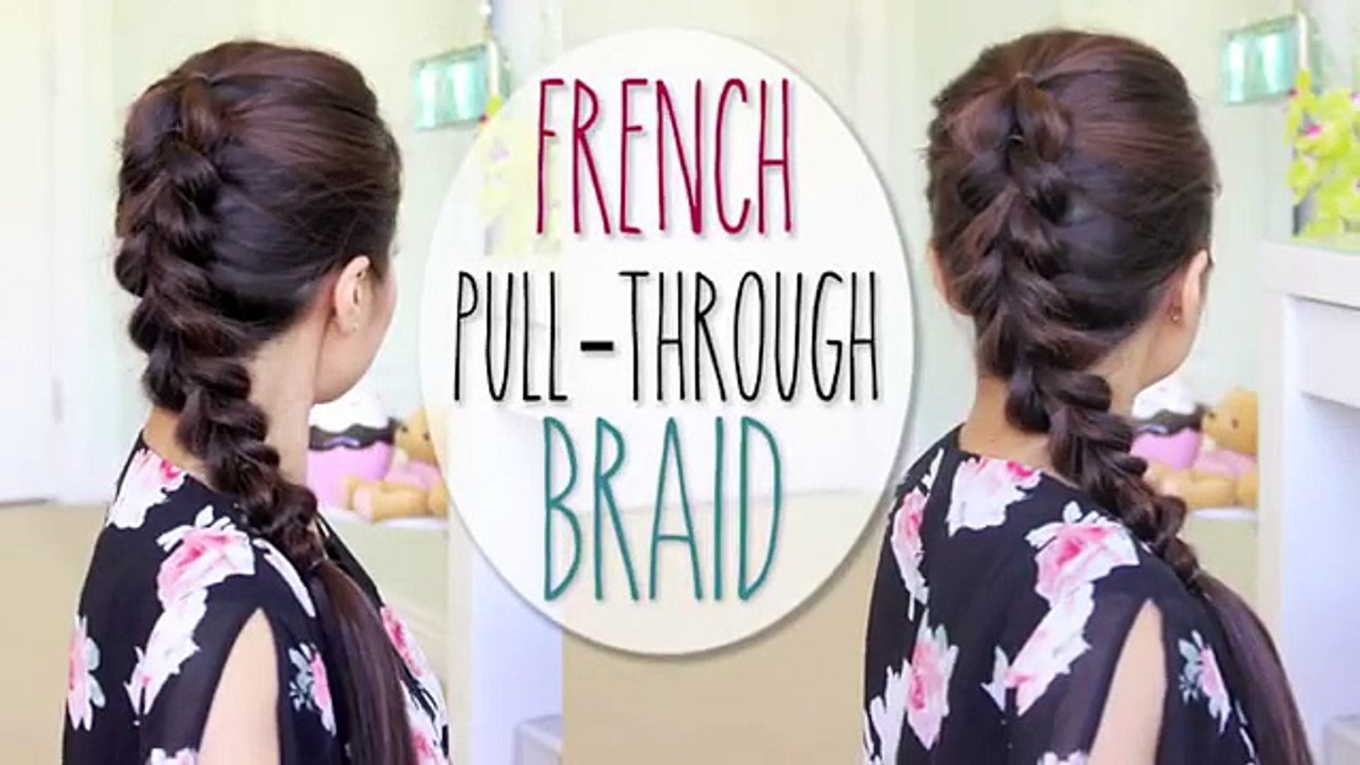 French Braid Ponytail Tutorial