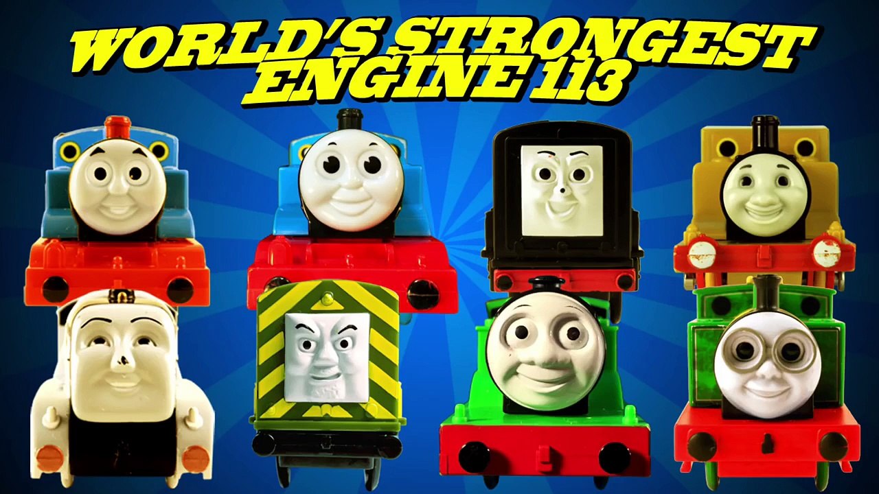 Thomas and Friends Toys 113 Worlds Strongest Engine Trackmaster Trains ...