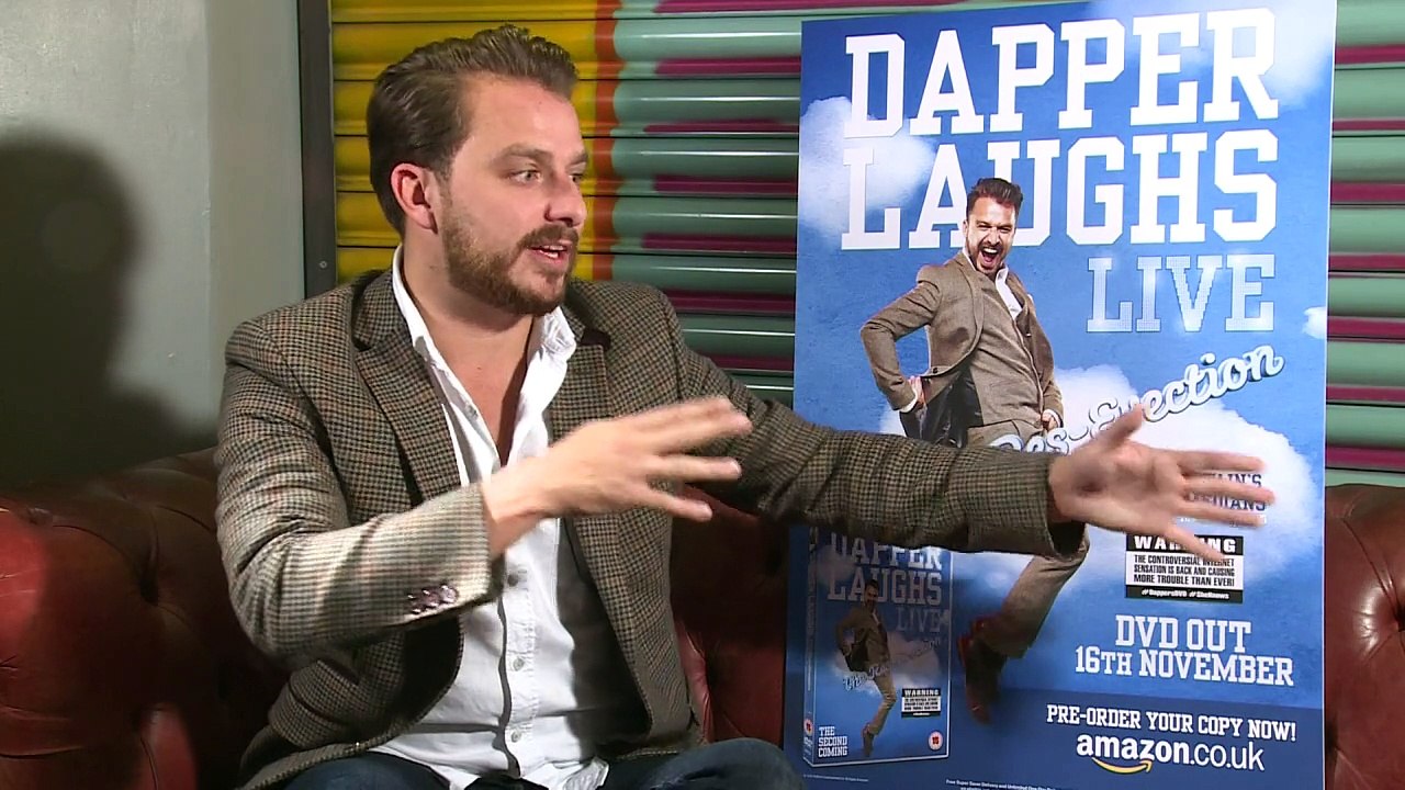 Comedian Dapper Laughs: 'I'm a feminist' - video Dailymotion