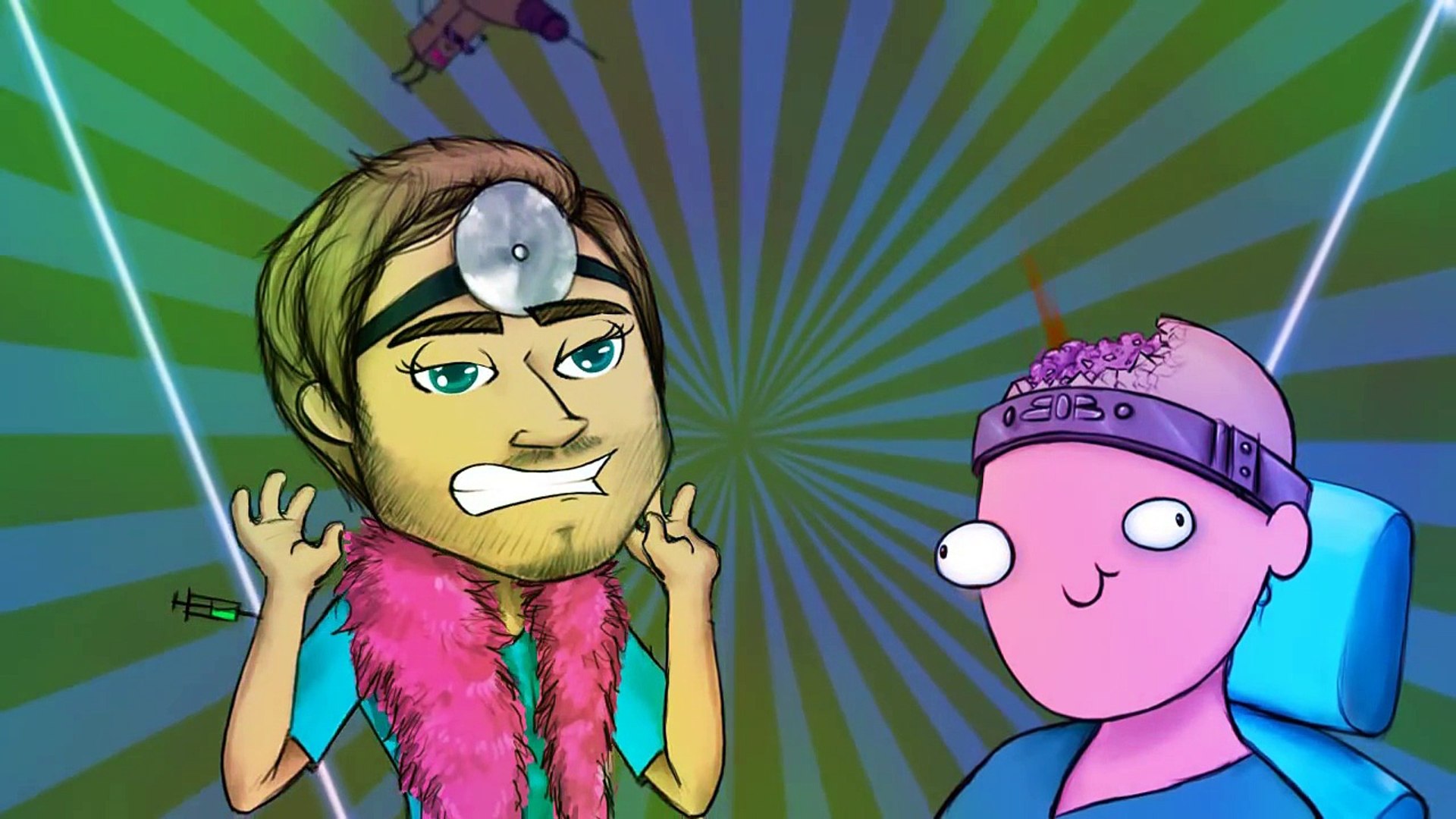 Pewdiepie Animated Surgeon