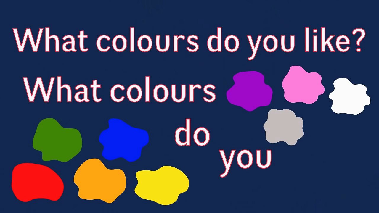 Colours Song 2 (British English) - Dailymotion Video