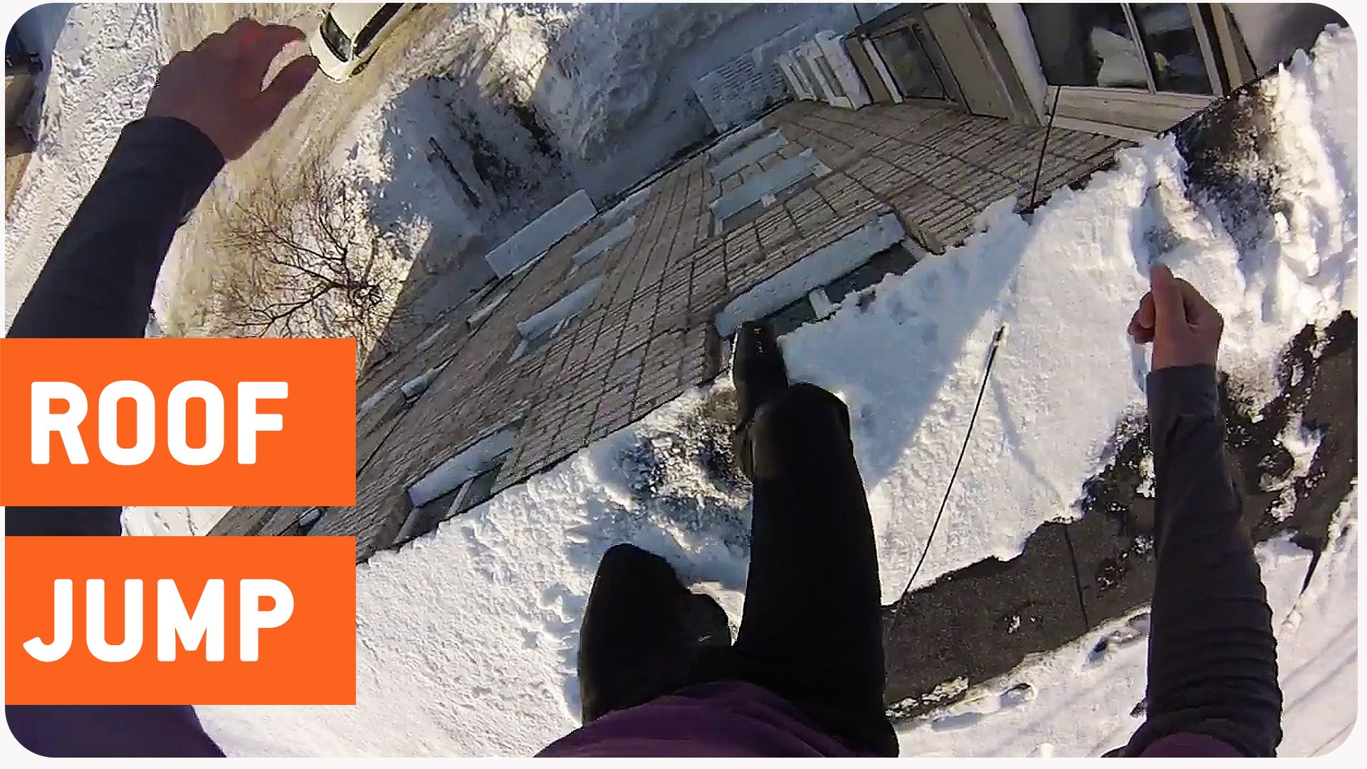 Parkour Jump Off Building