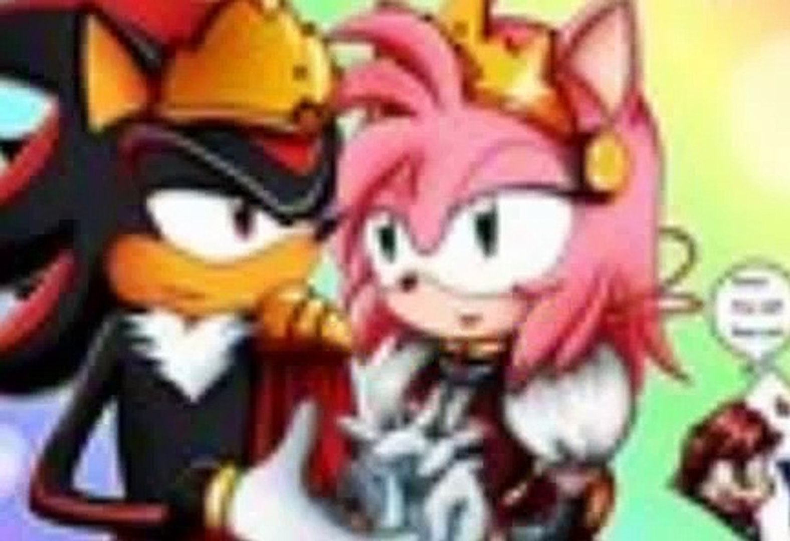 Sonic And Amy And Shadow And Sally