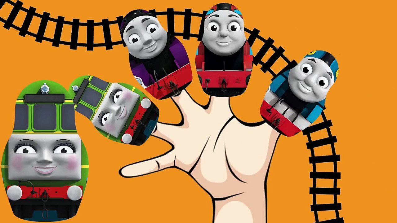 THOMAS & FRIENDS NESTING DOLLS Finger Family Nursery Rhymes Finger ...
