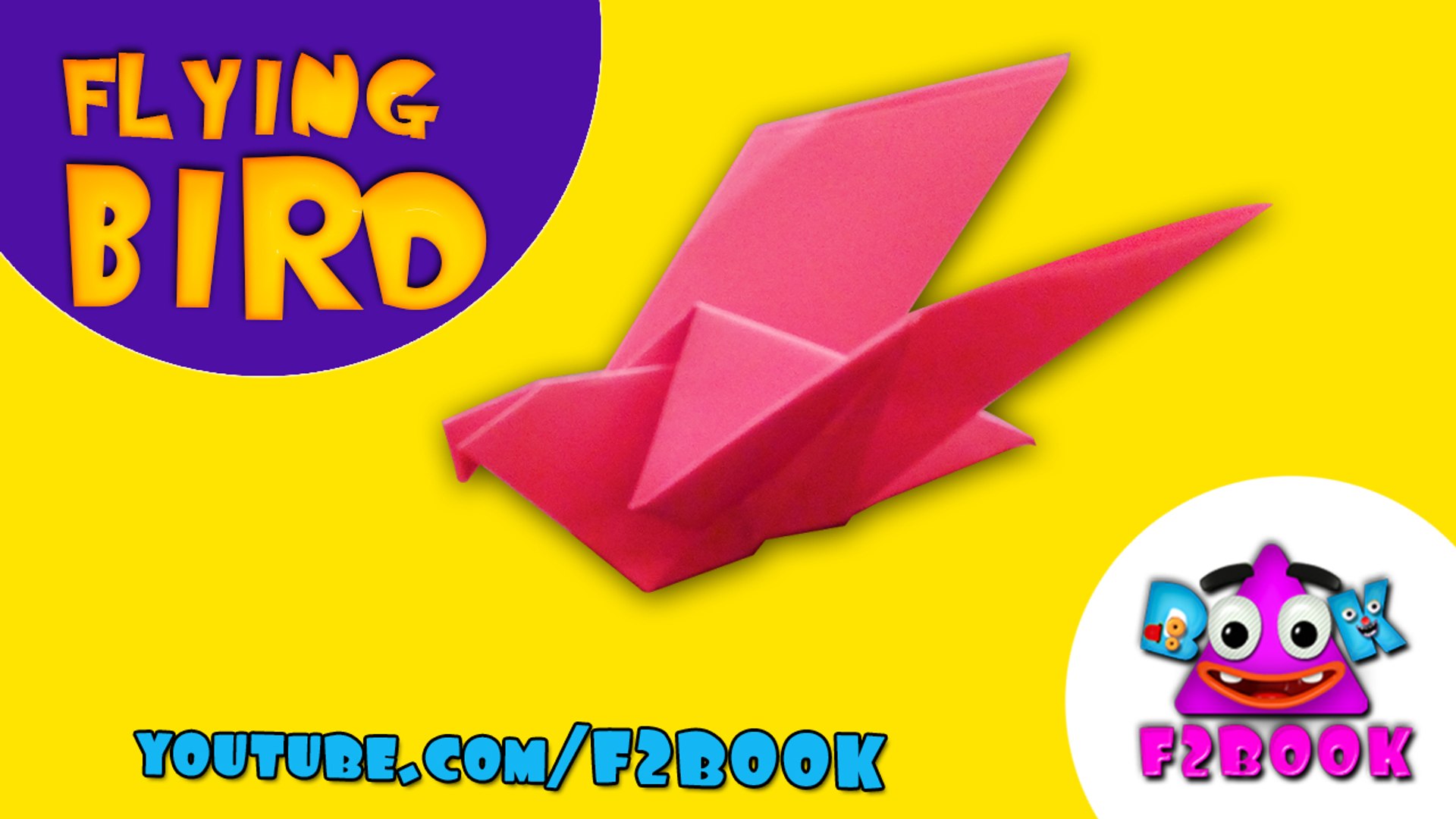 How To Make Origami Flying Bird