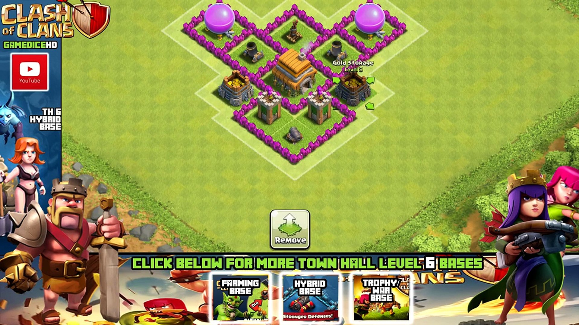 Town Hall Level 6 Defense Trophy