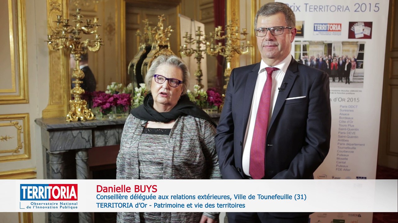 TERRITORIA 2015 : Dominique FOUCHIER, Maire et Danielle BUYS ...