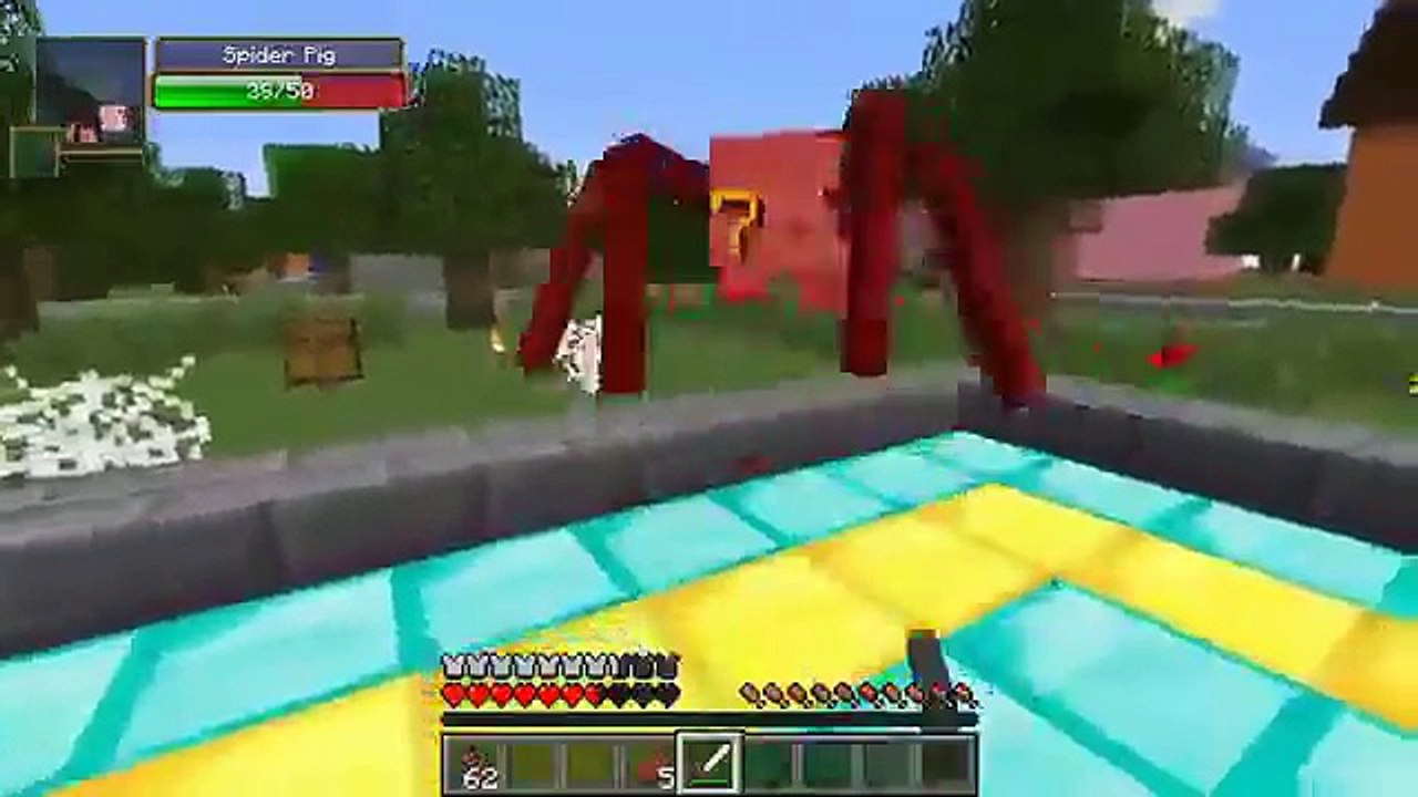 PopularMMOs Pat and Jen Minecraft MUTANT SPIDER (THE BEAST IS HERE) Mod ...