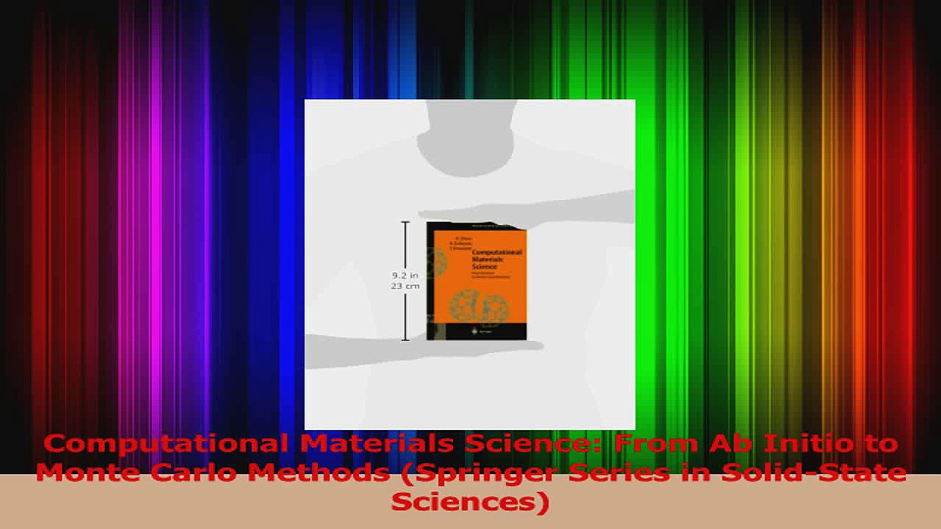 Computational Methods For Materials Science - Computational Materials ... Computational Methods For Materials Science - Computational Materials ...