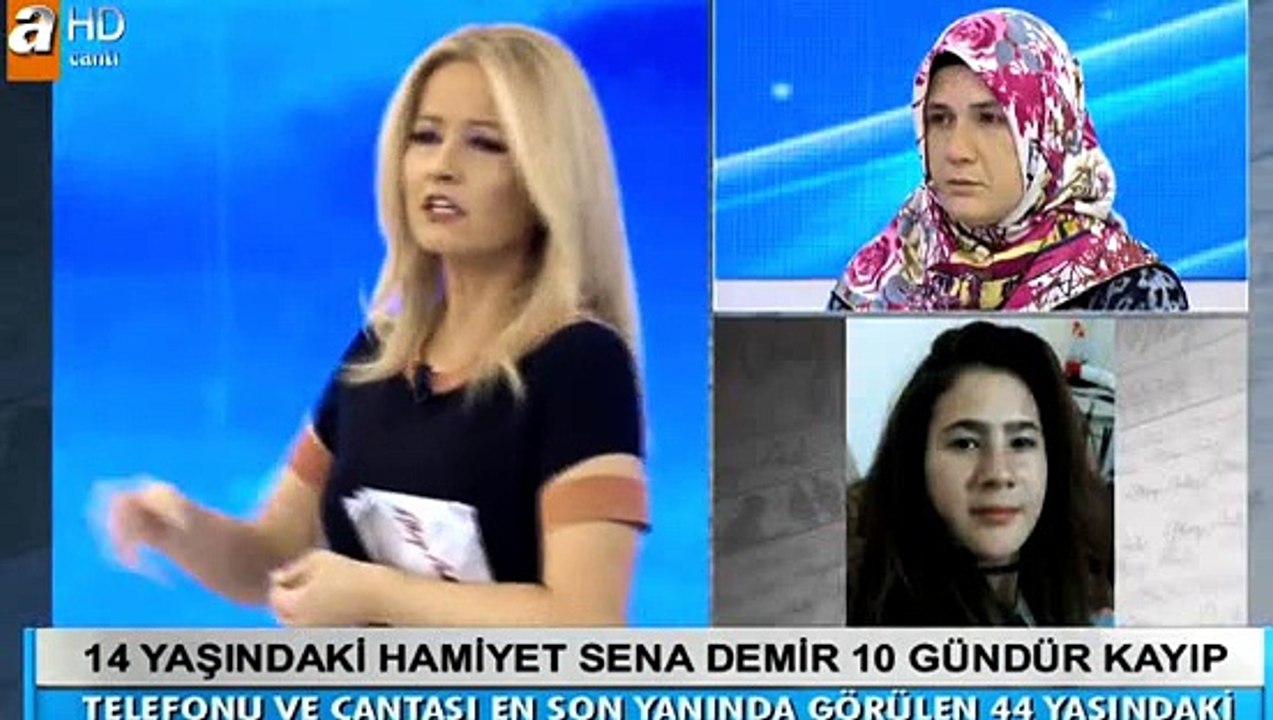 Müge Anlı Canlı Yayında Sinirlendi Sena Demir Kaçırıldımı - Kime ...