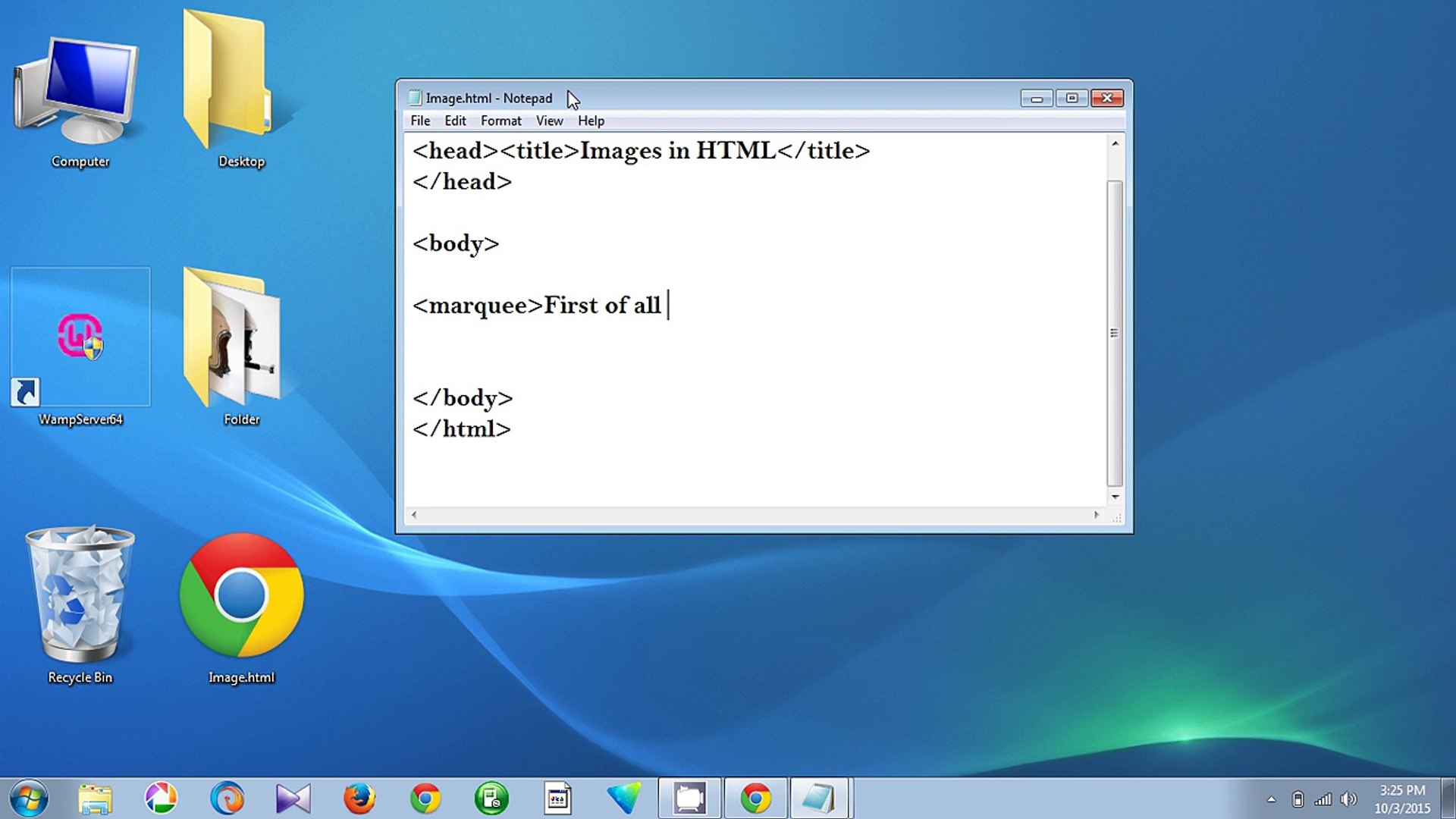 How To Insert Image In Html From Desktop