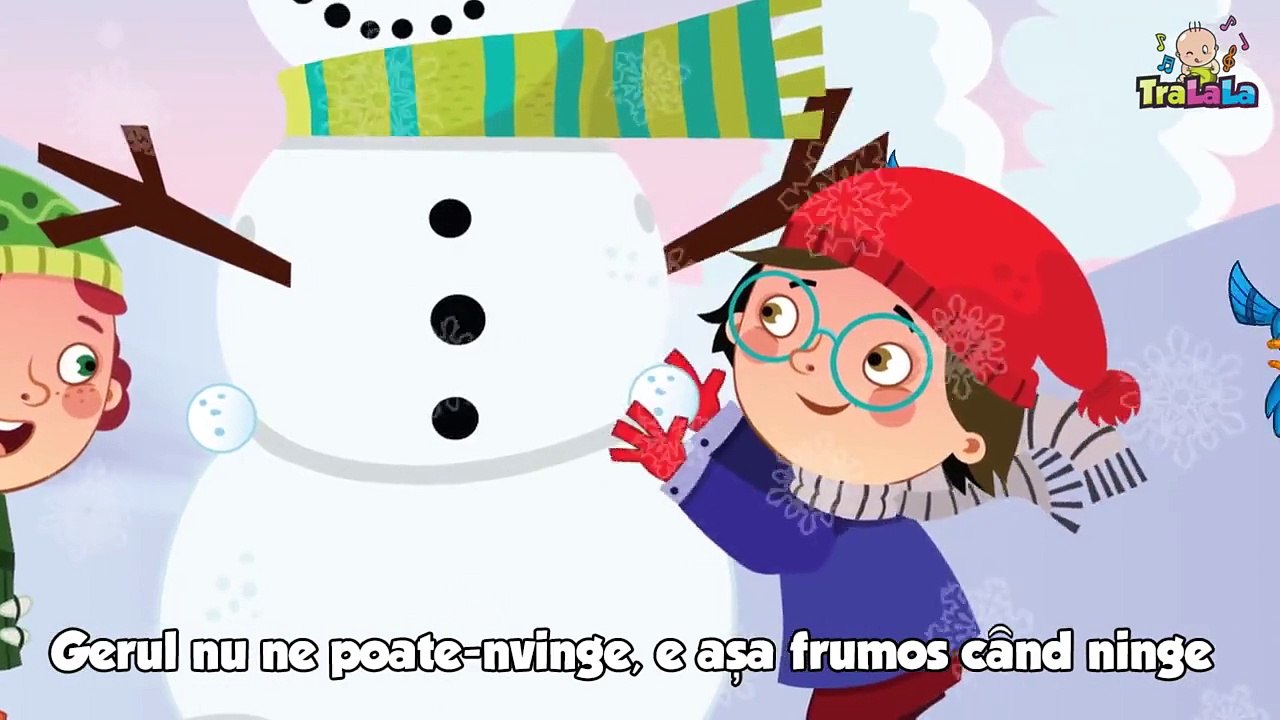 Cu saniuta Cantece pentru copii de iarna TraLaLa - Dailymotion Video