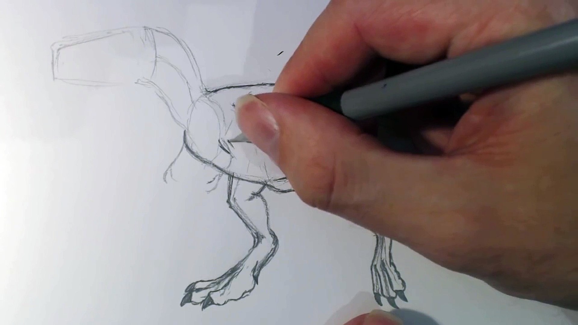 T Rex Jurassic Park Drawing