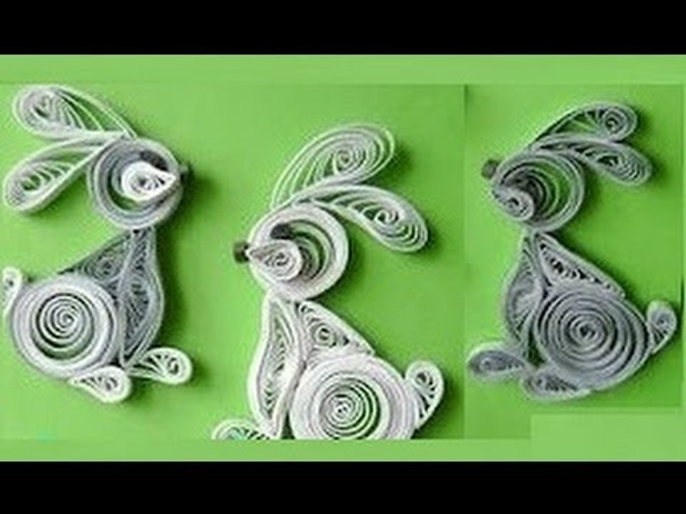 Quilling Made Easy # How to make quilling rabbit using Paper -Paper ...
