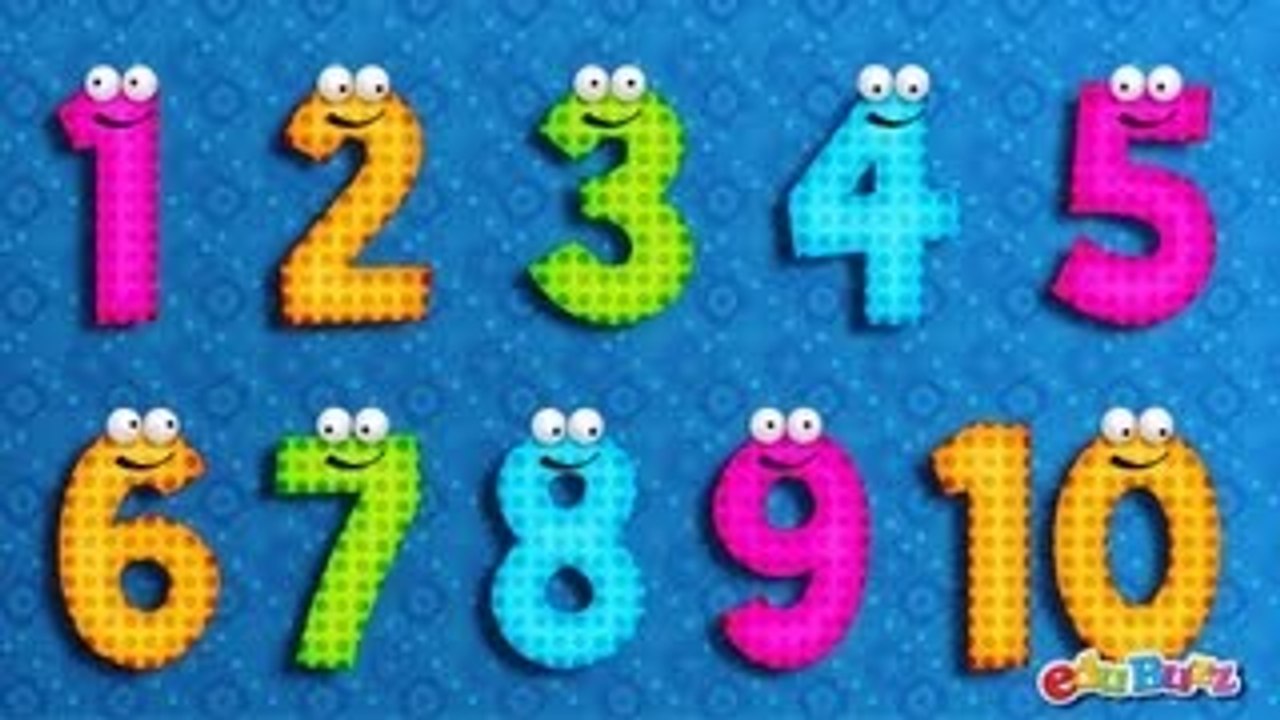 10 Little Numbers Song for Children | Numbers Song | Ten Little Numbers ...