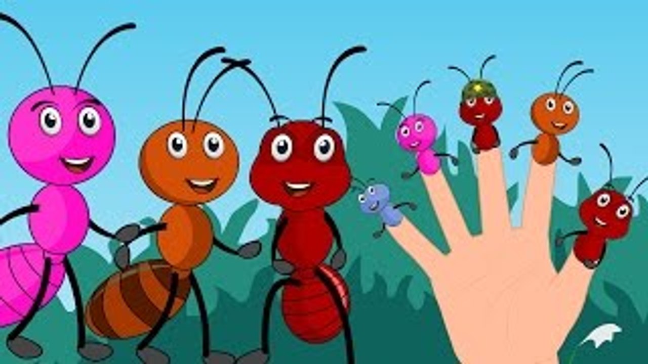 Finger Family Ants Go Marching Family Nursery Rhyme | Animal Finger ...