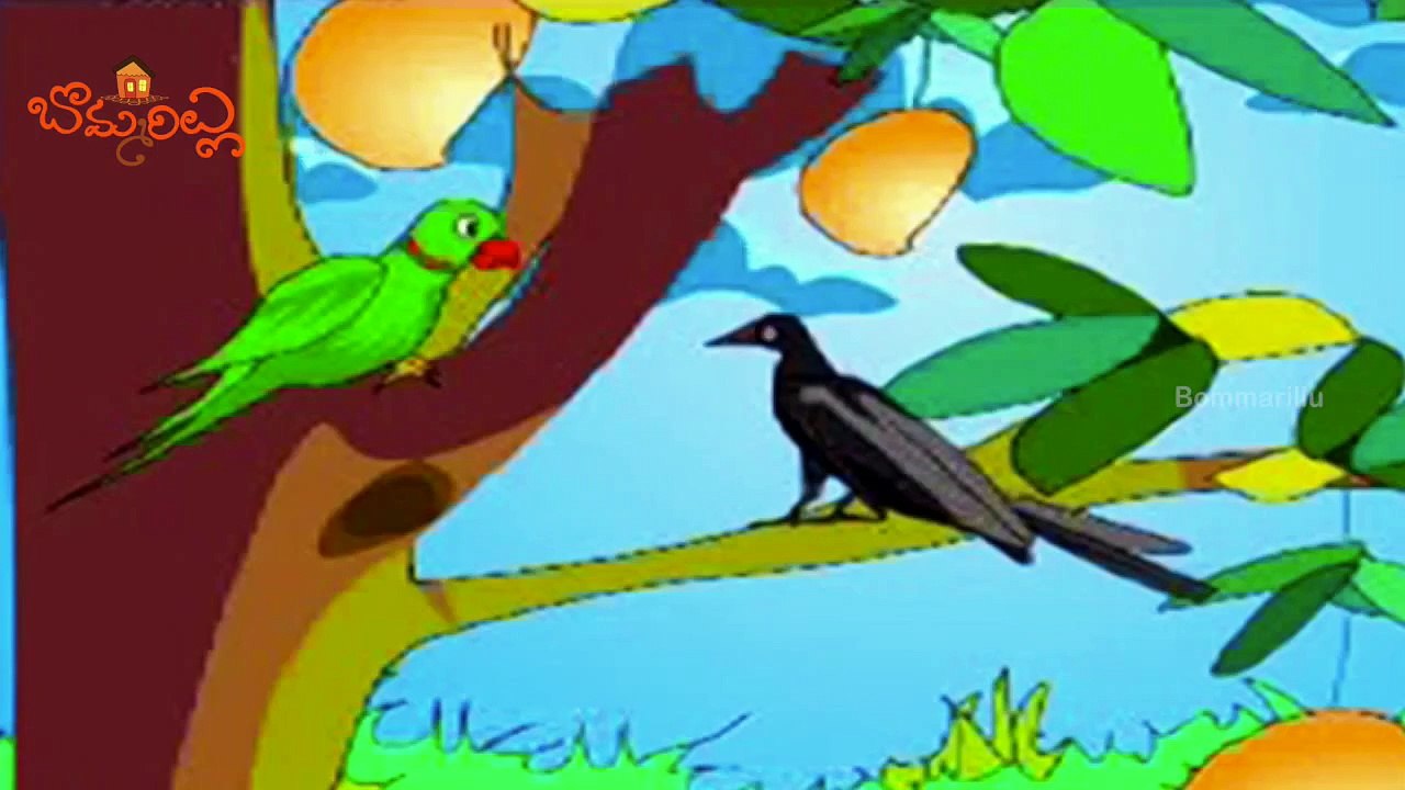 Parrot And Crow Story | Short Stories For Kids In Telugu | Pachhani ...