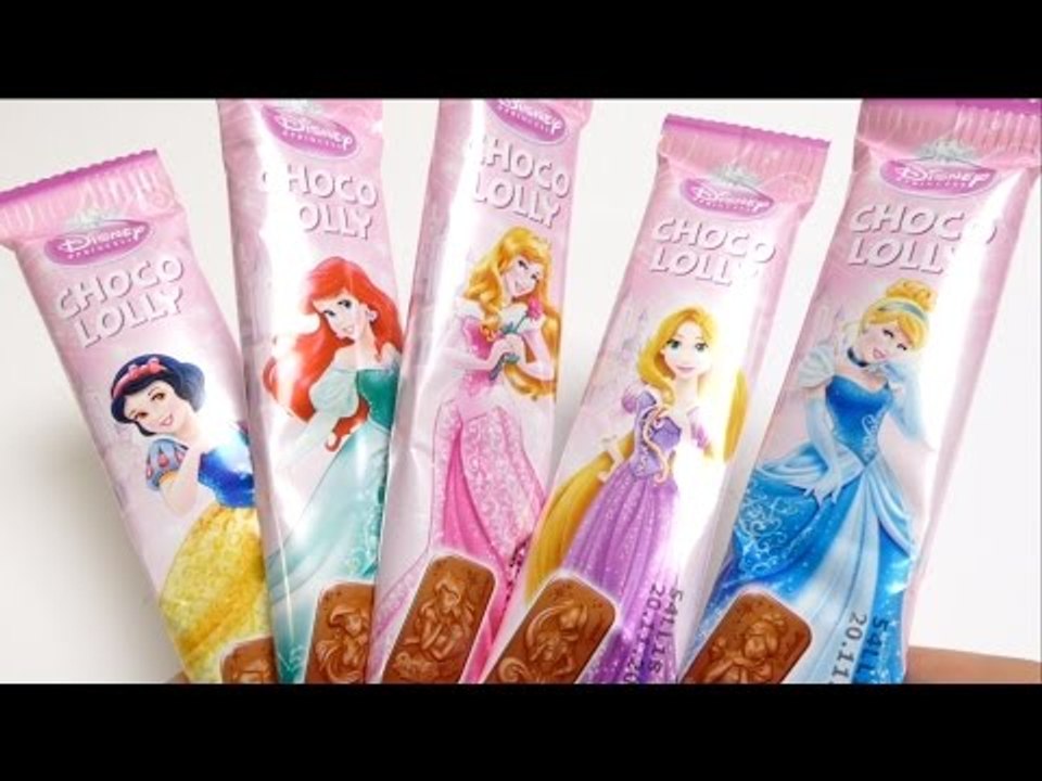 Disney Princess Choco Lolly Candy V2 - Cinderella, Snow White, Rapunzel ...