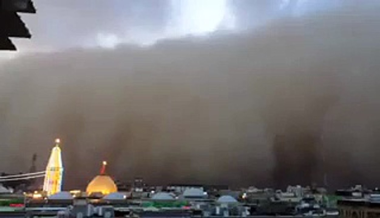 Mojza in karbala sand strom stopped 2015 - video Dailymotion